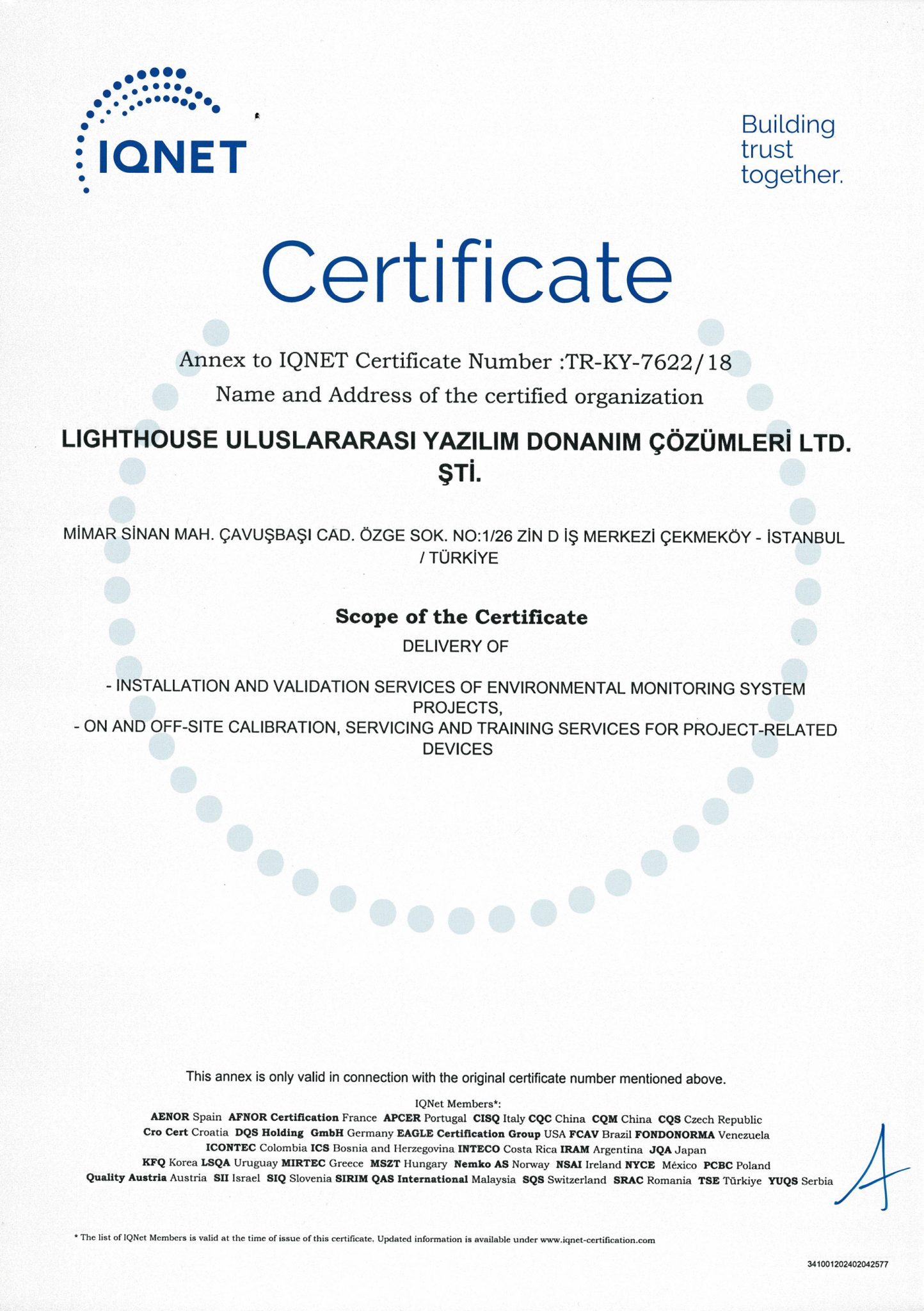 Lighthouse Worldwide's ISO Registrations / Certifications - Lighthouse ...