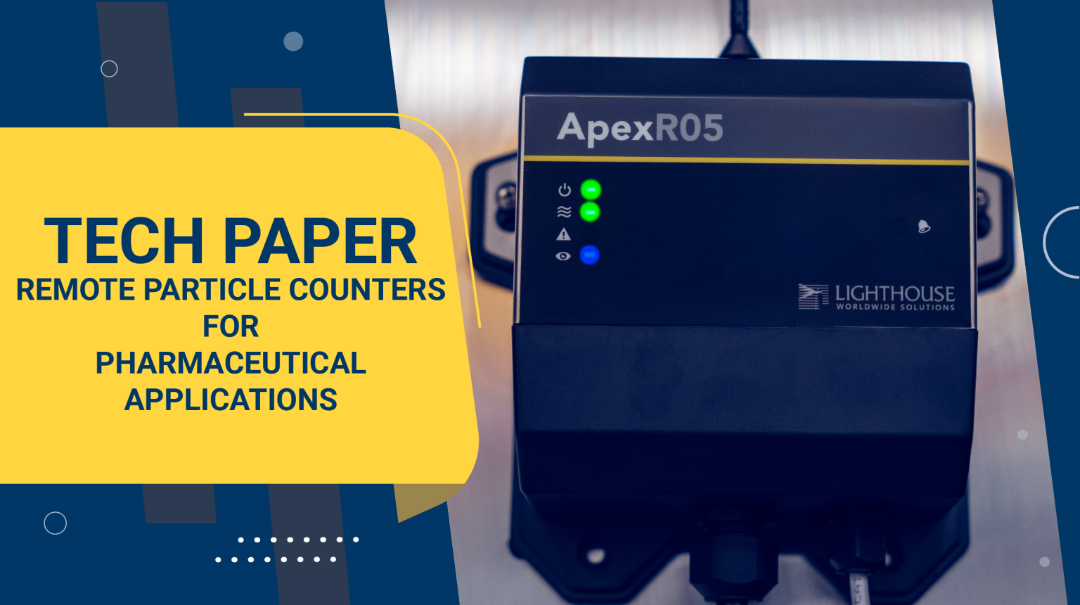 Remote Particle Counters For Pharmaceutical Applications