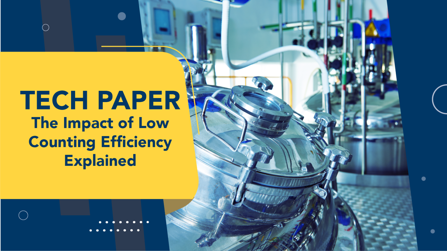 The Impact of Low Counting Efficiency Explained